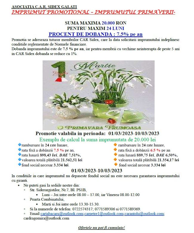 CAR Sidex – Casa de Ajutor Reciproc Sidex Galati